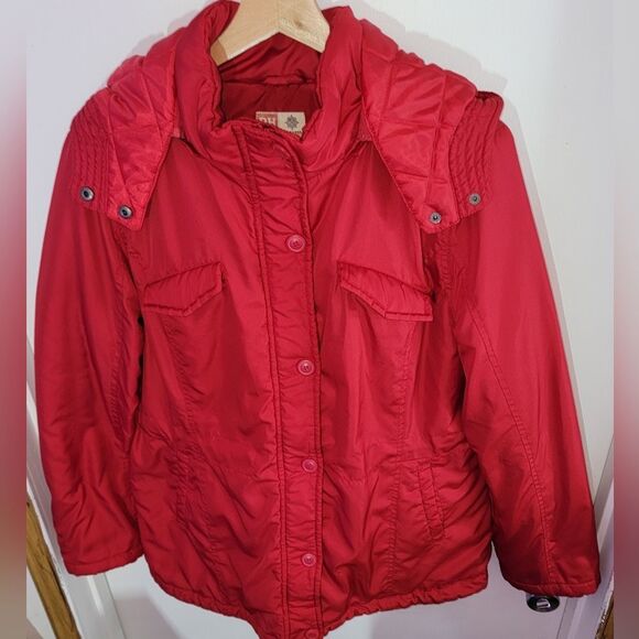 Ruff Hewn | Jackets & Coats | Ruffhewn Womens Red Winter Coat W Hood ...
